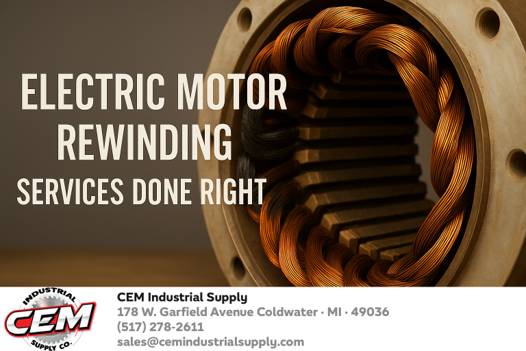 Electric Motor Rewinding Services | CEM Industrial Supply