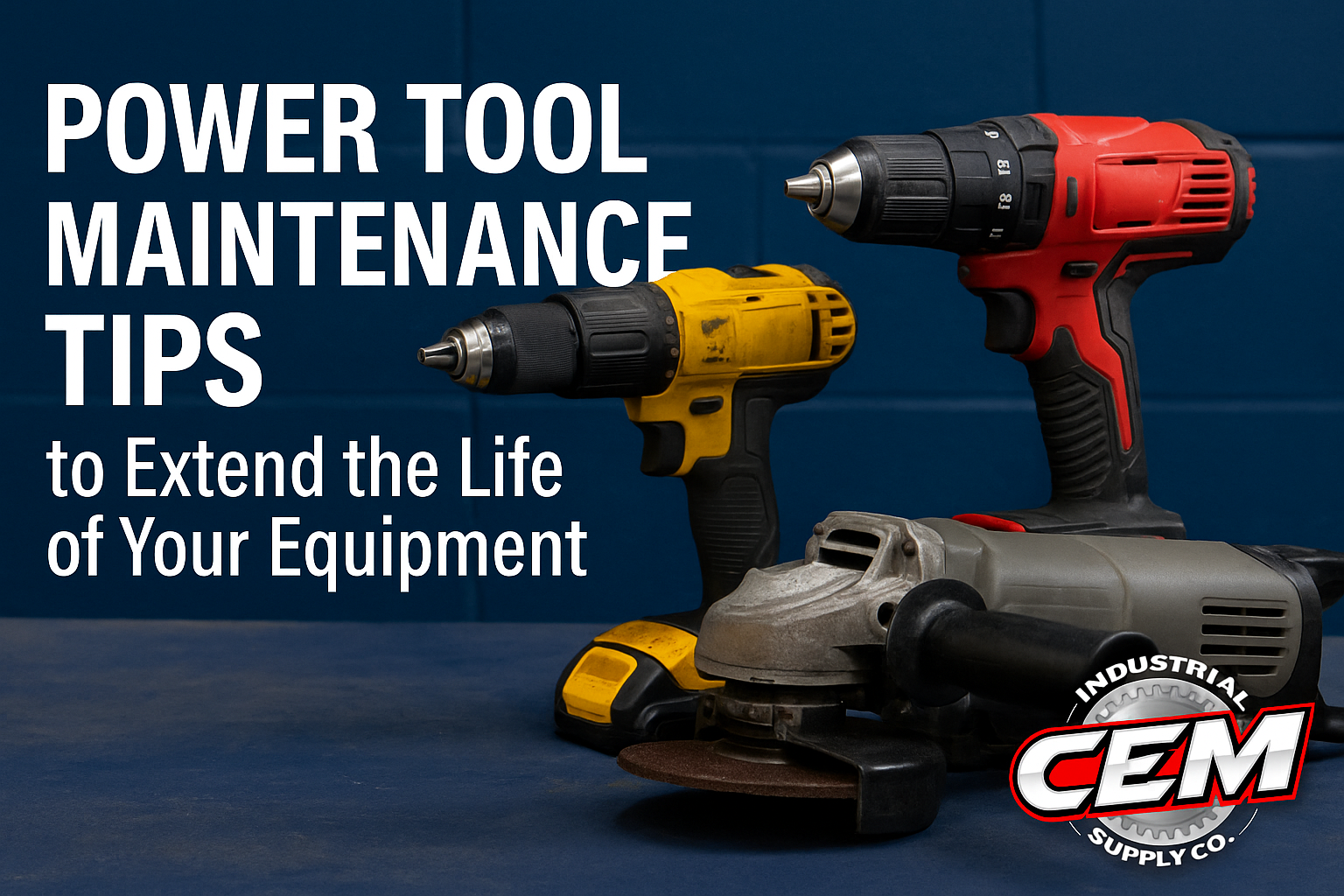 Power Tool Maintenance Tips to Extend the Life of Your Equipment – CEM ...