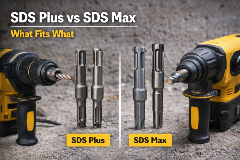 SDS Plus vs SDS Max: What Fits What – CEM Industrial Supply