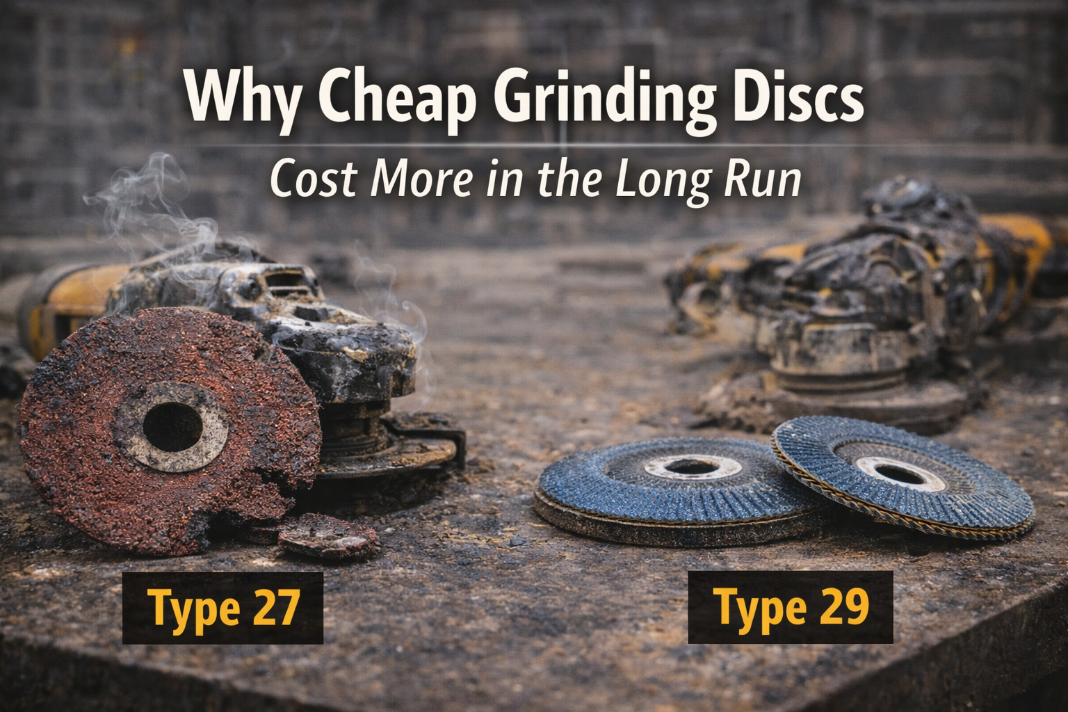 Why Cheap Grinding Discs Cost More in the Long Run – CEM Industrial Supply